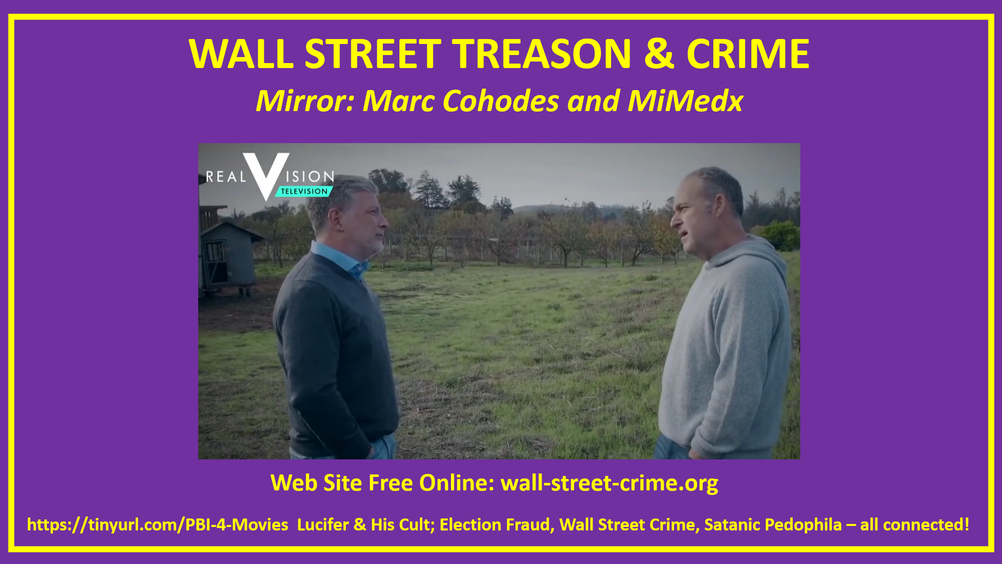 Mirror: Marc Cohodes And MiMedx | Interview | Real Vision – Financial ...